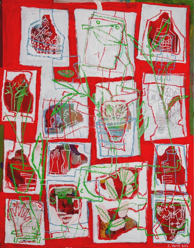 Caroline Veith - Red summer Caroline Veith Contemporary painting ...