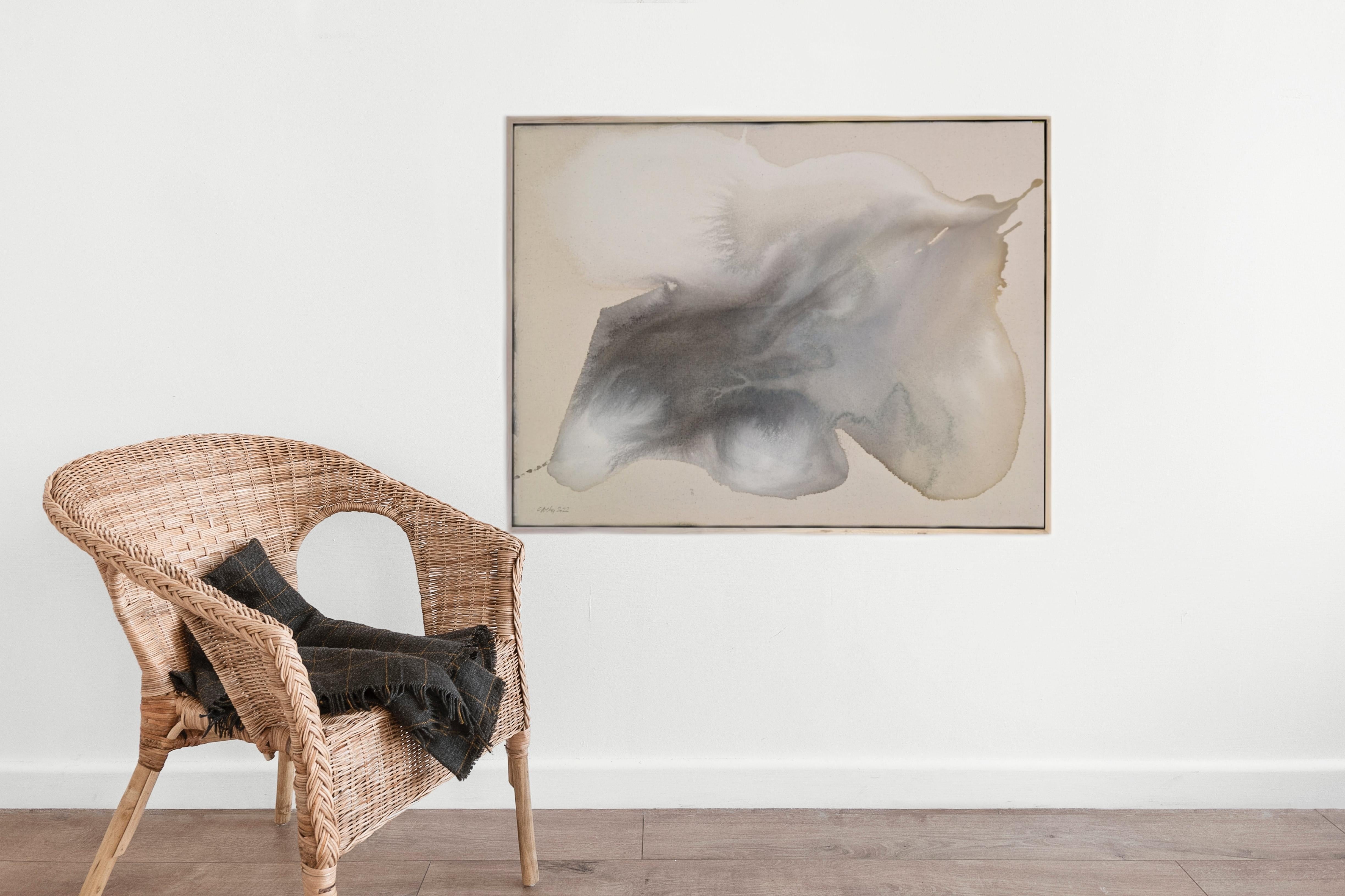 Caroline Weber - Breathing Deeper - Fluid Acrylic Painting on raw ...