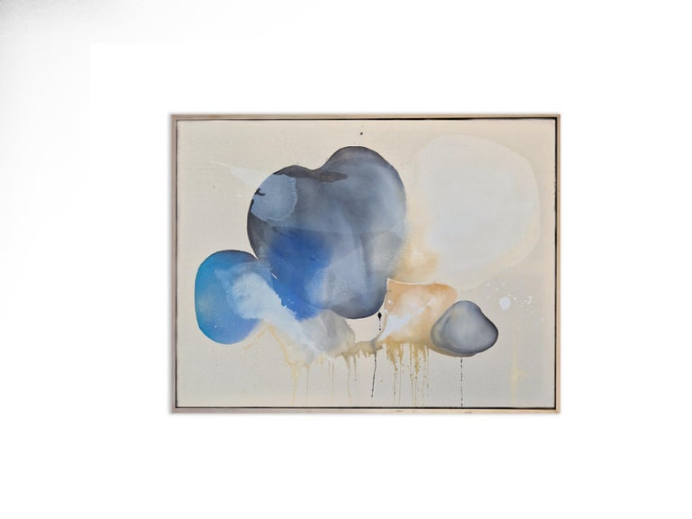 Caroline Weber - Dancing Winds - Fluid Acrylic Painting on raw canvas ...