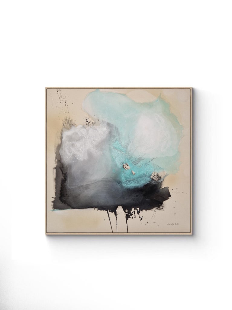 Caroline Weber - There is Magic - Fluid Acrylic Painting on raw canvas ...