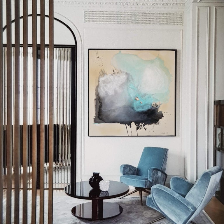 Caroline Weber - There is Magic - Fluid Acrylic Painting on raw canvas ...