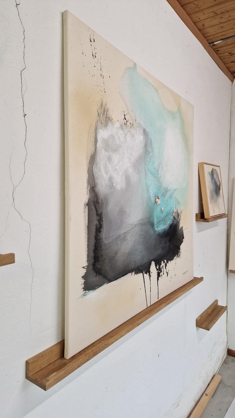 Caroline Weber - There is Magic - Fluid Acrylic Painting on raw canvas ...