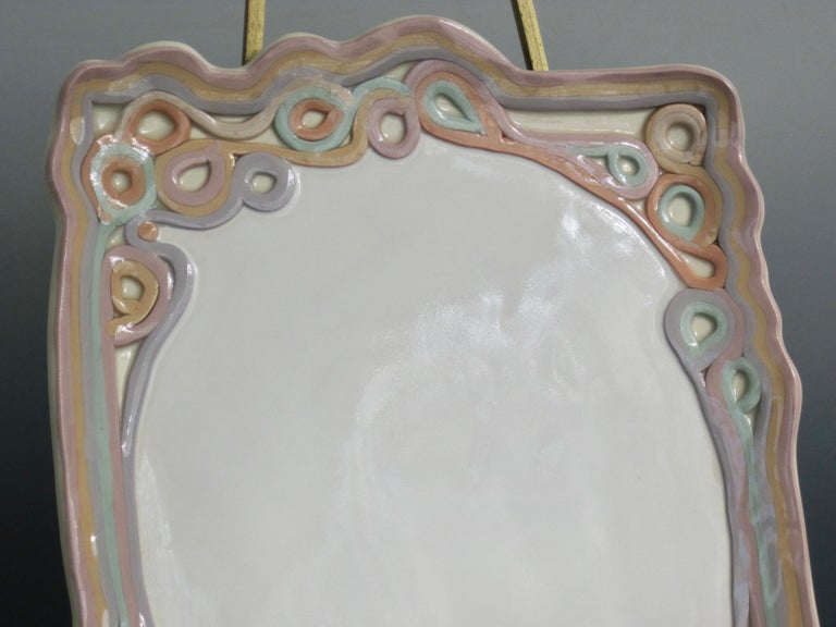Carolyn Leung Pastel Glazed Studio Tray For Sale at 1stDibs