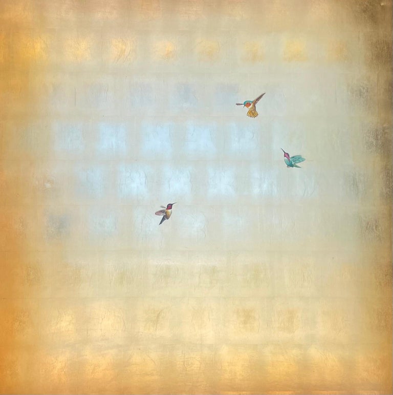 Carolyn Reynolds - Trio Over Bright Gold For Sale at 1stDibs
