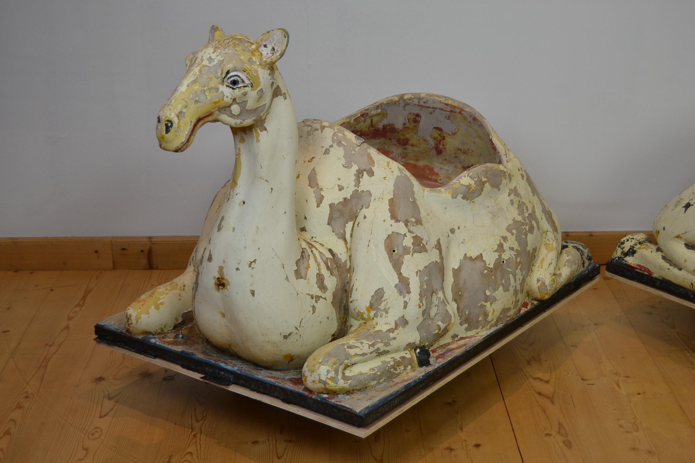 Carousel Camel Animals, 1970s, Europe, 2 pieces available For Sale at ...