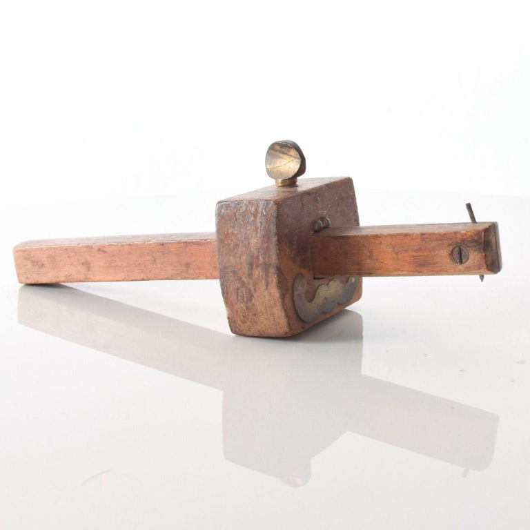 Carpenter Scribe Marking Gauge Vintage Wood Working Tool in Wood and ...