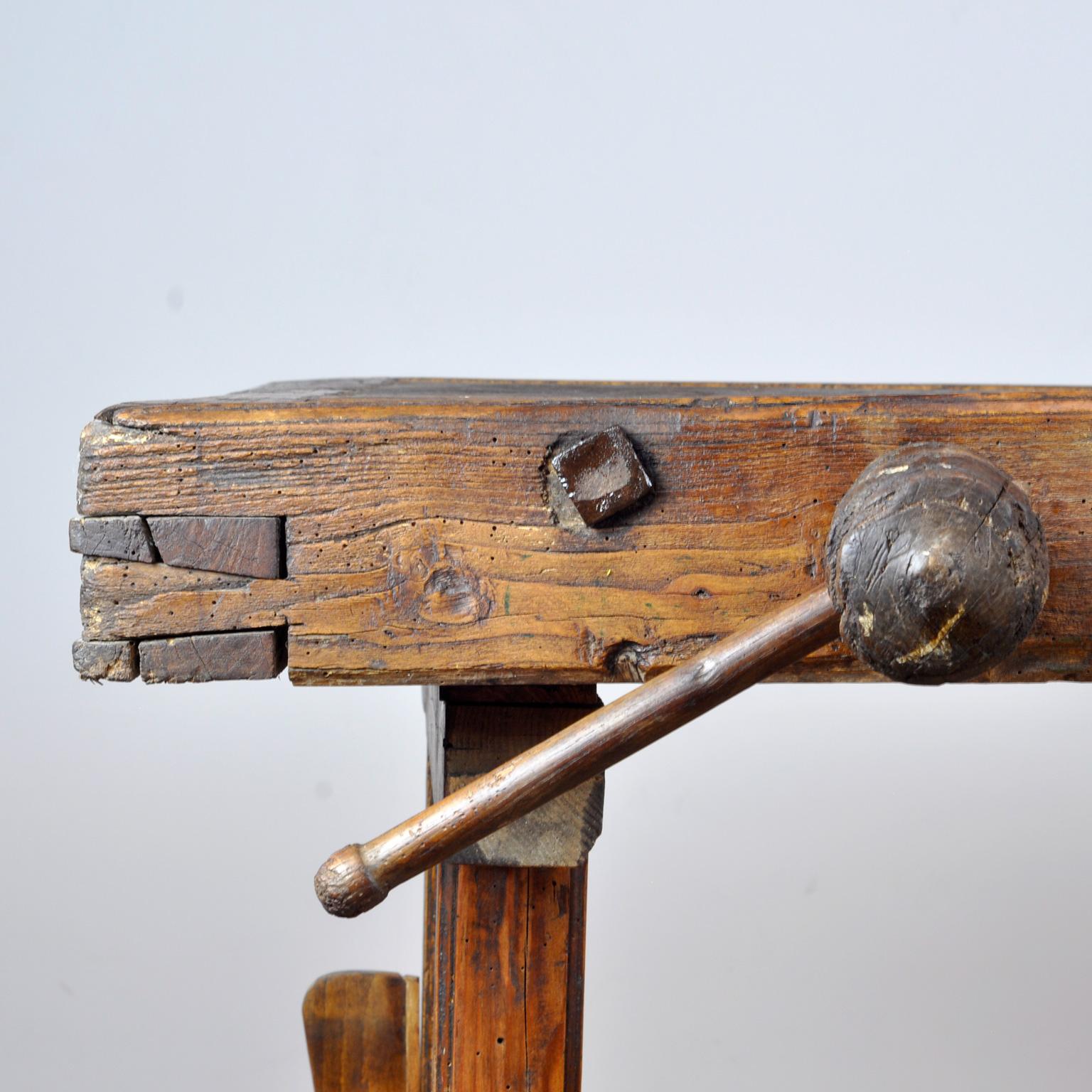 Carpenters Oak Workbench, circa 1920 at 1stDibs