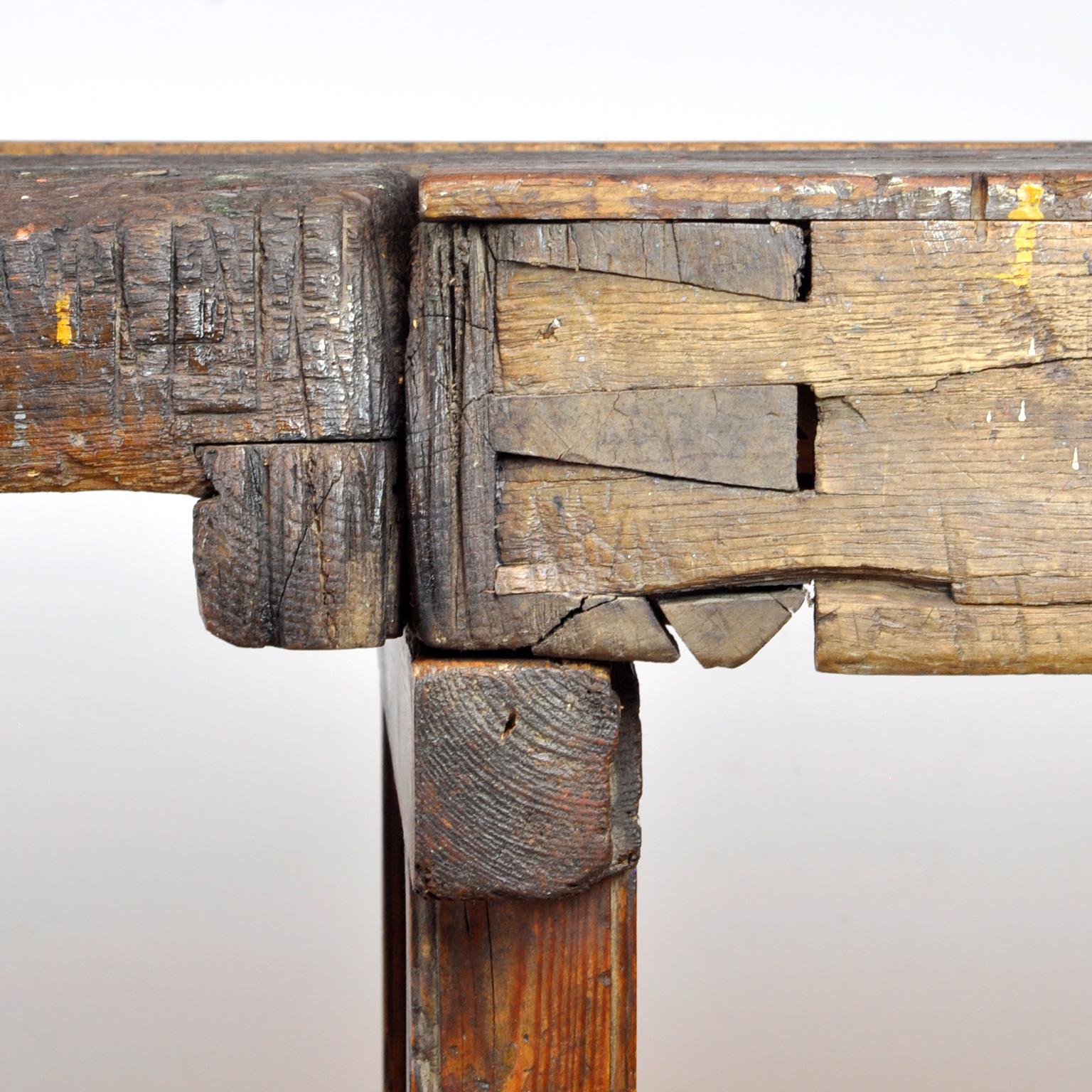 Carpenters Oak Workbench, circa 1920 at 1stDibs