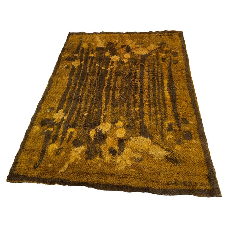 Carpet sign. A. Chruba , year 1965 For Sale at 1stDibs