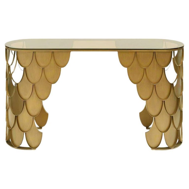Carpus Matte Console Table For Sale at 1stDibs