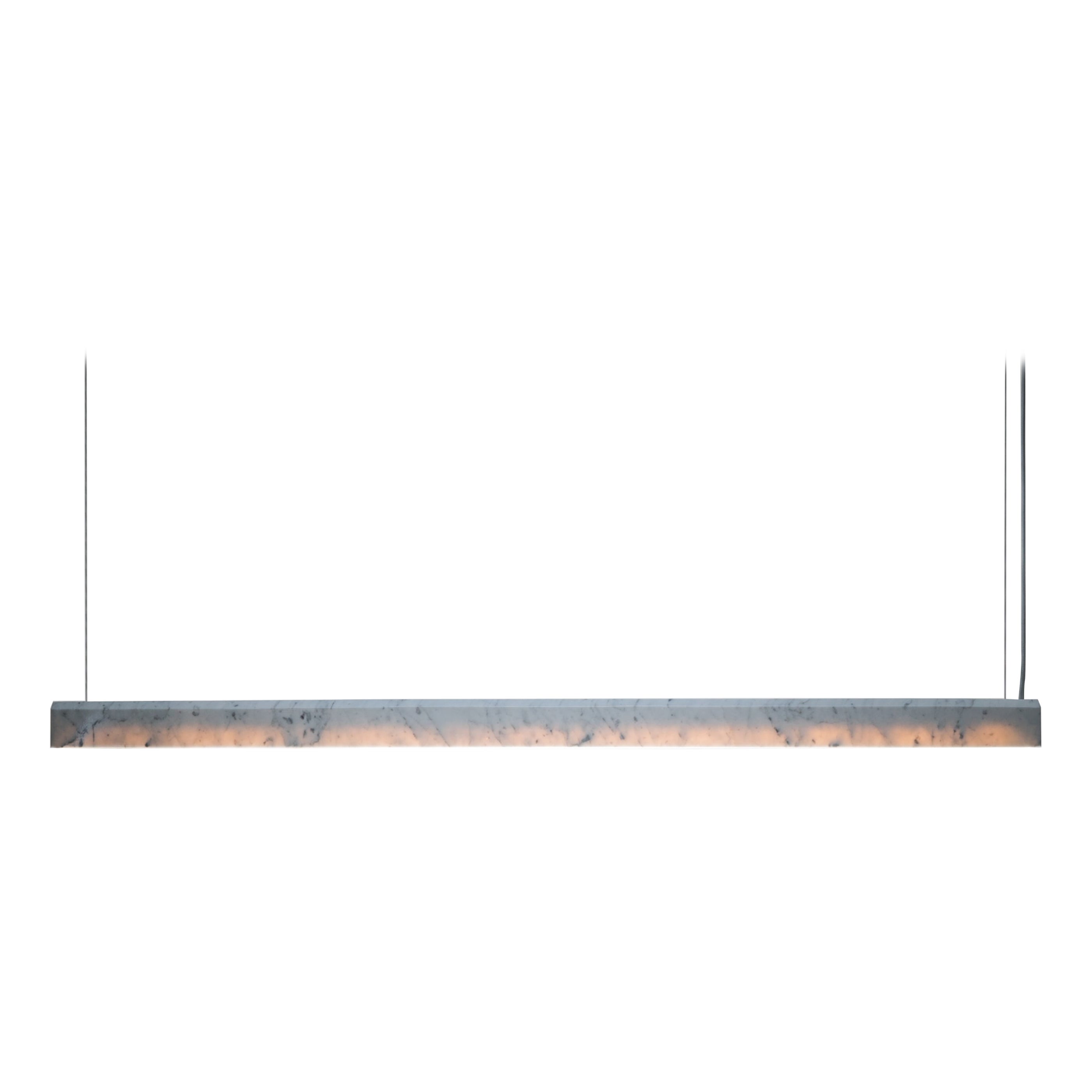 Carrara Bianco Poem Suspended Light by Lexavala For Sale at 1stDibs