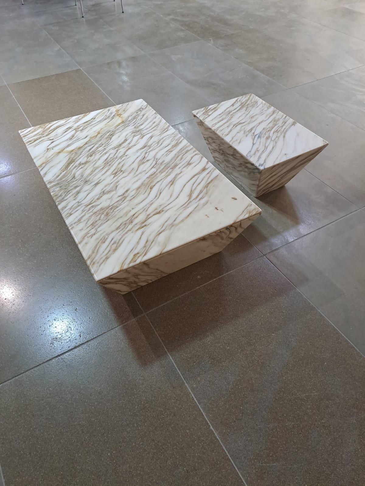 Carrara Caramel Center Table For Sale at 1stDibs