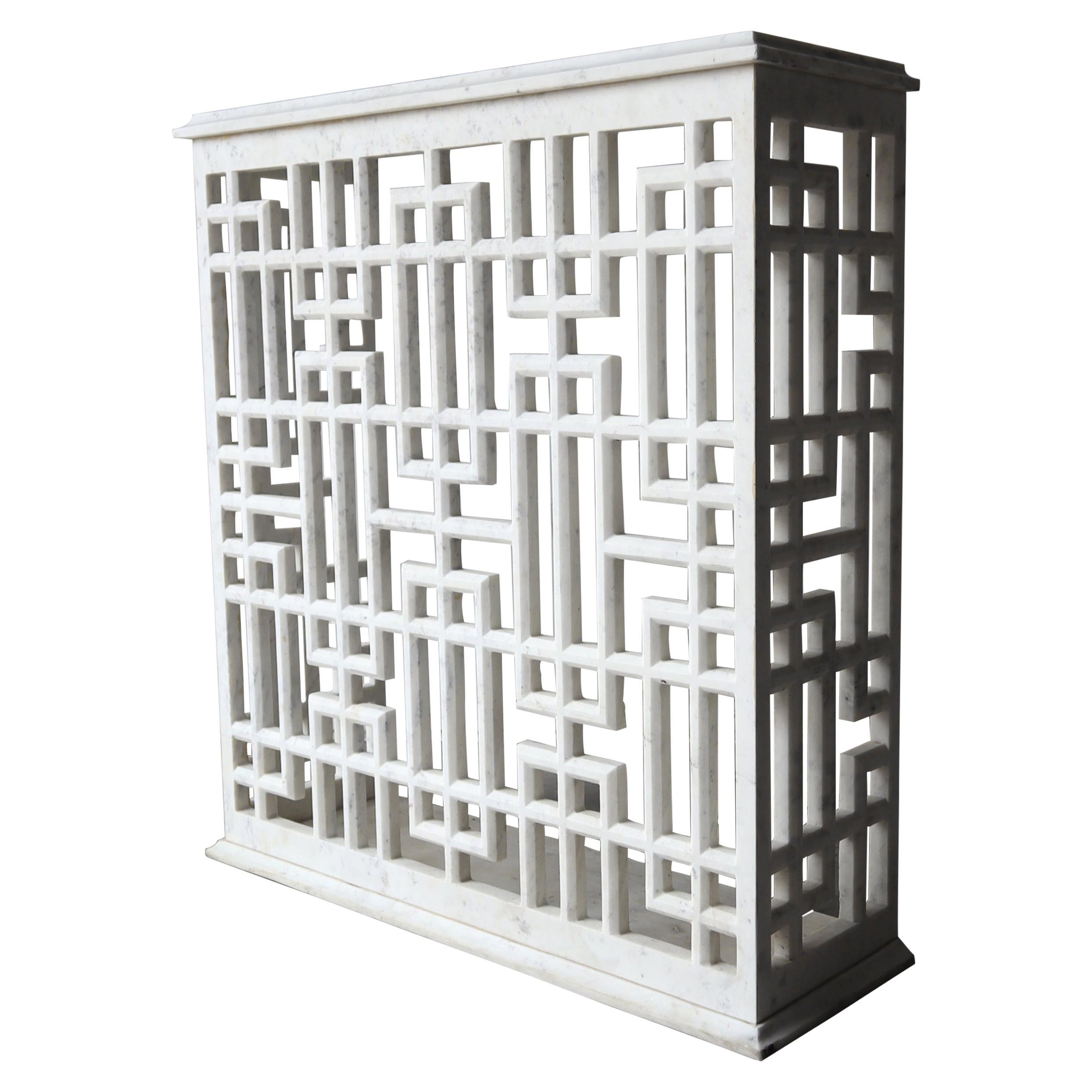 Chippendale Fretwork Console Table by Bartley For Sale at 1stDibs