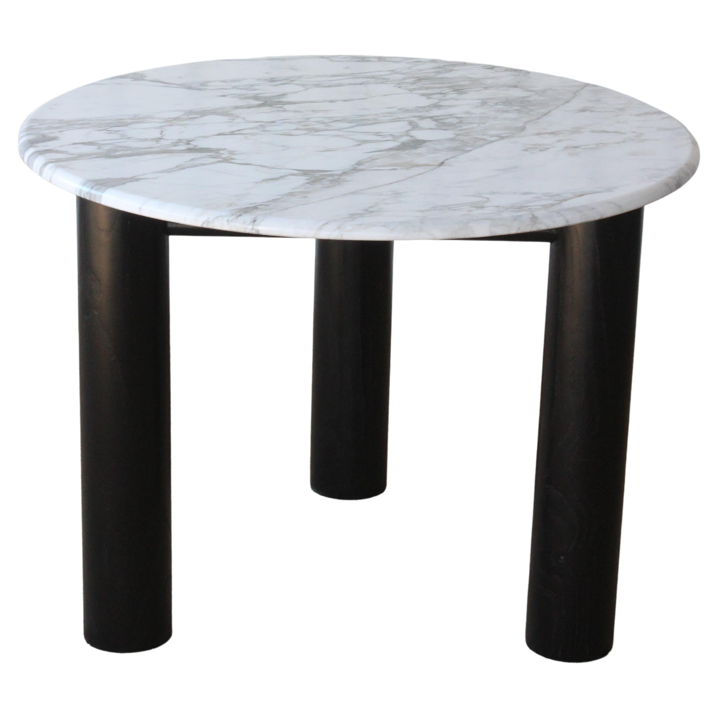 Spectacular Table of Carrera Marble on 19c Urn Pedestal Base at 1stDibs