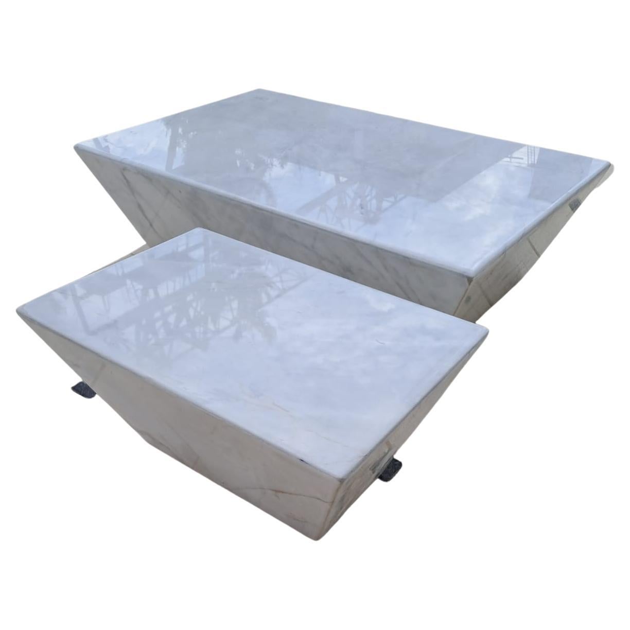 Carrara Table Set For Sale at 1stDibs