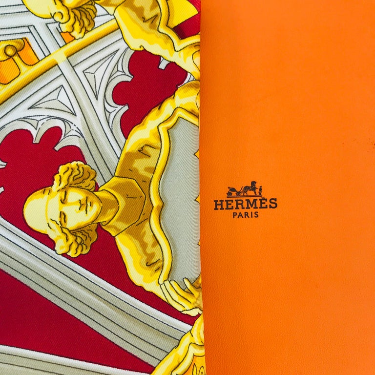 Carrè Hermes Paris Title “ British Heraldry “ For Sale at 1stDibs ...