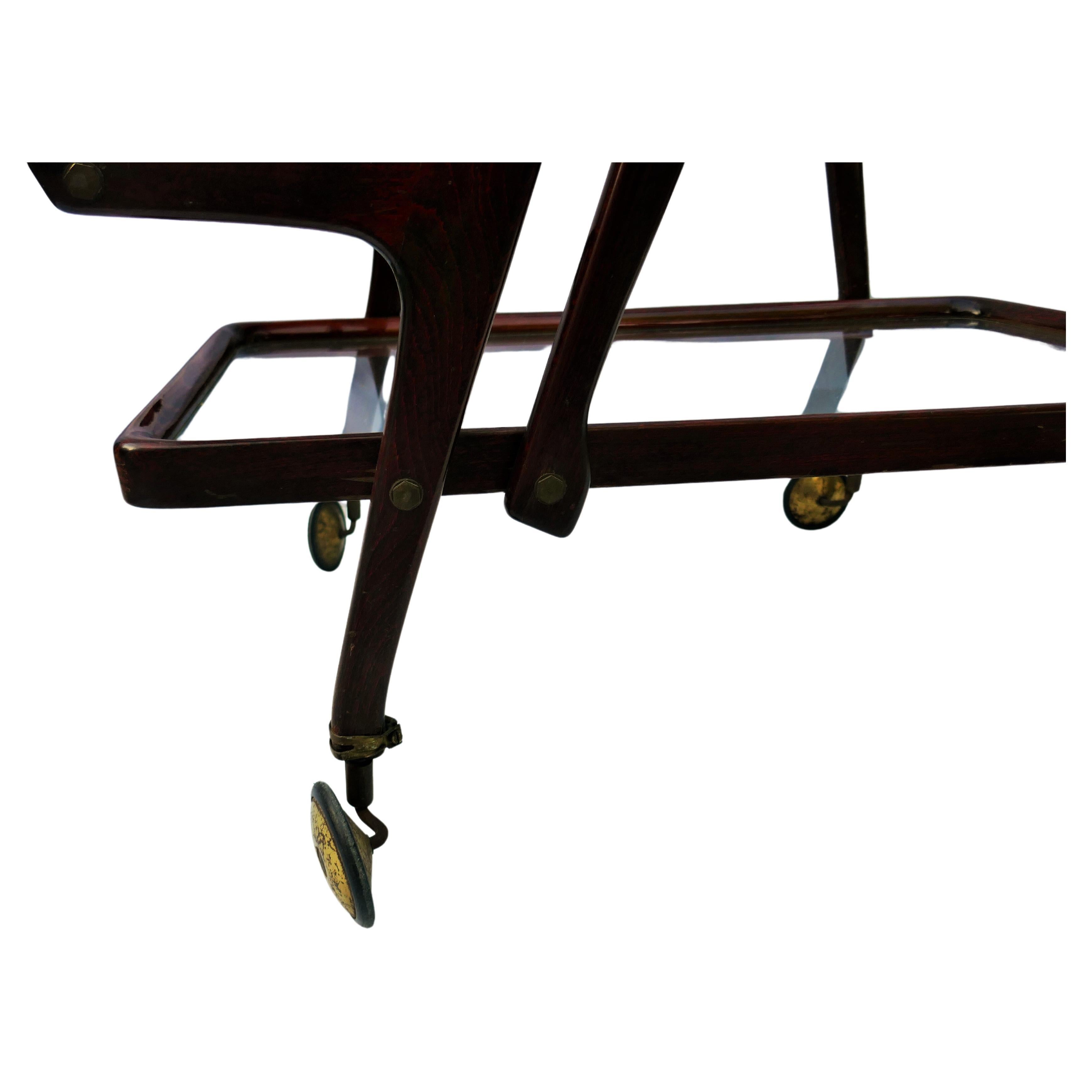 Carrello bar scultura attribuito a Ico Parisi per De Baggis For Sale at ...