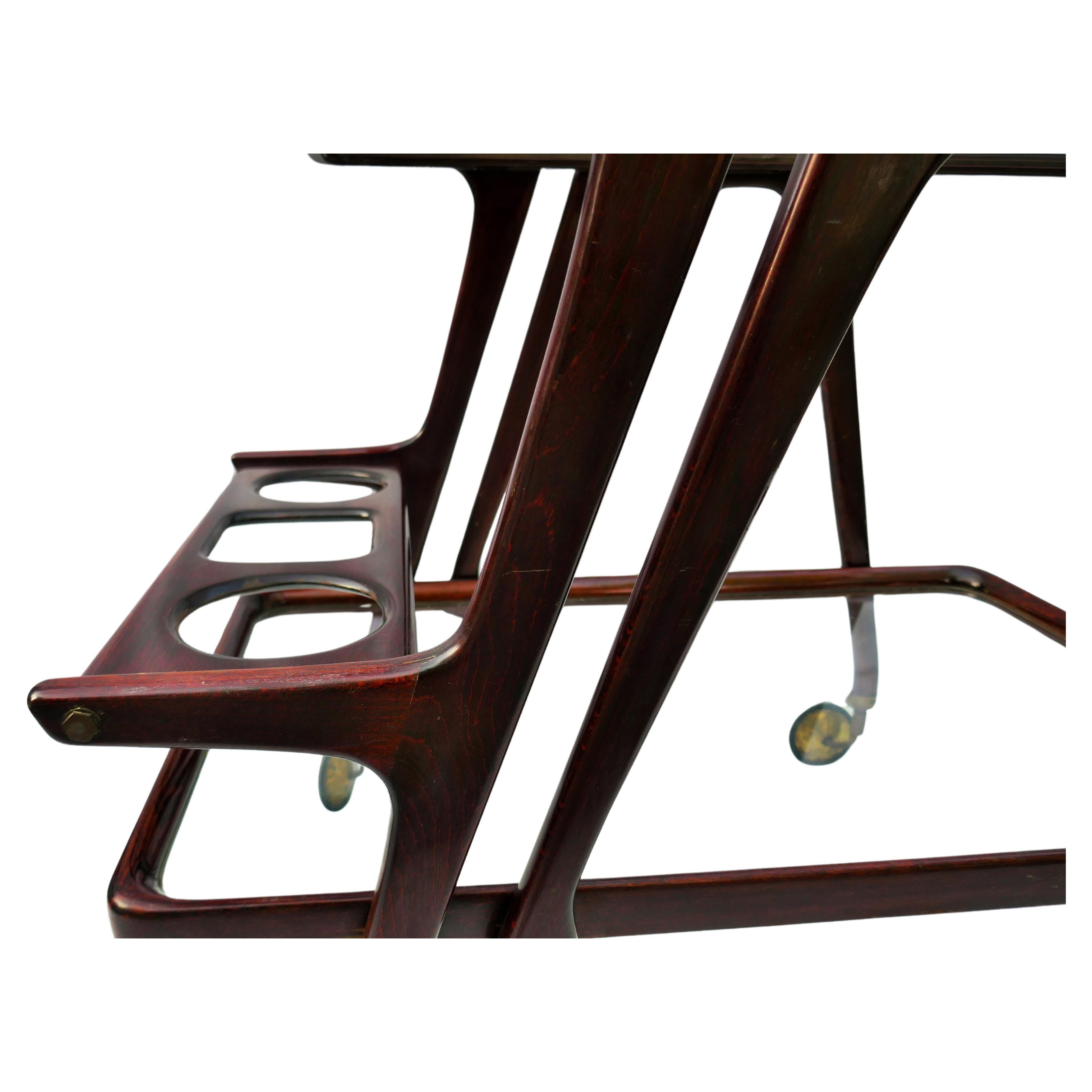 Carrello bar scultura attribuito a Ico Parisi per De Baggis For Sale at ...