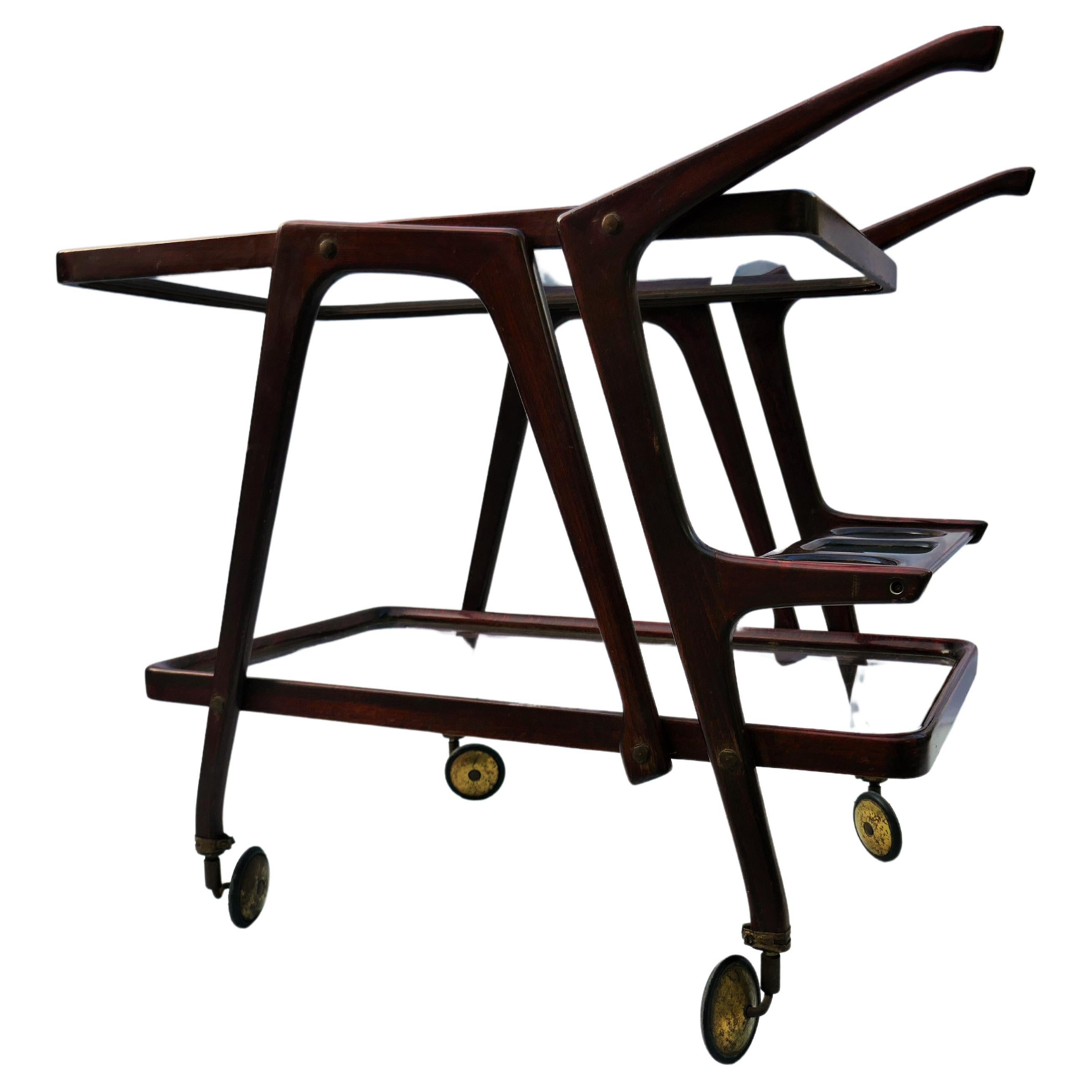 Carrello bar scultura attribuito a Ico Parisi per De Baggis For Sale at ...