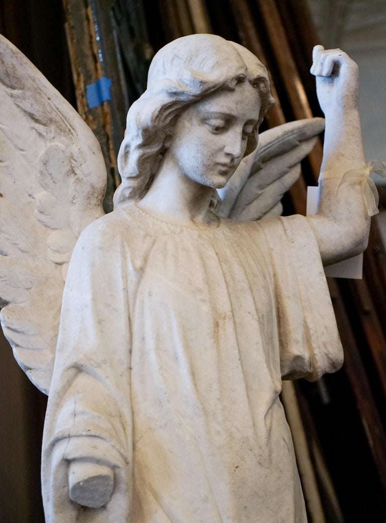 Carrera Marble Statue of Rapheal at 1stDibs