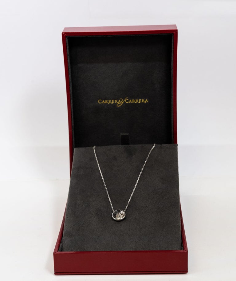 Carrera y Carrera Aqua Reversible XS 18k White Gold and Diamonds ...