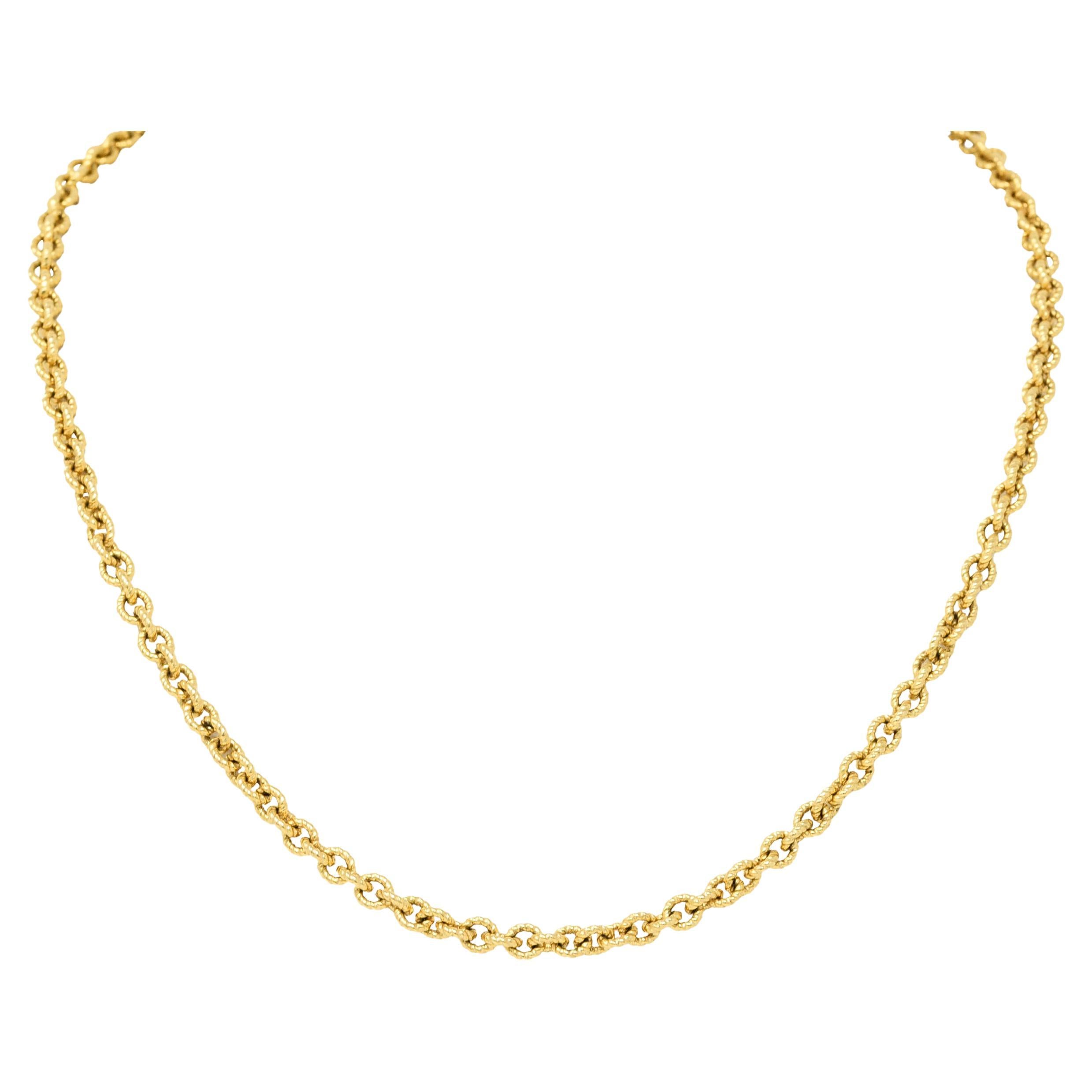 Buccellati Gold Rope Twist Necklace at 1stDibs