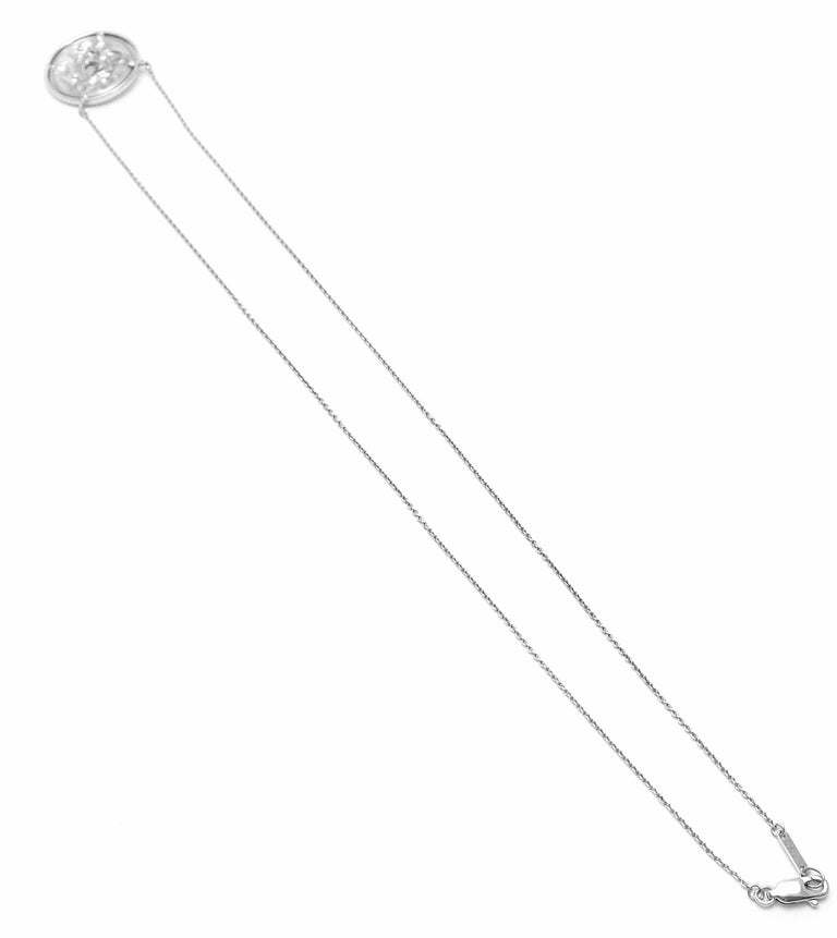 Carrera Y Carrera Diamond Heart Angel White Gold Pendant Necklace at ...