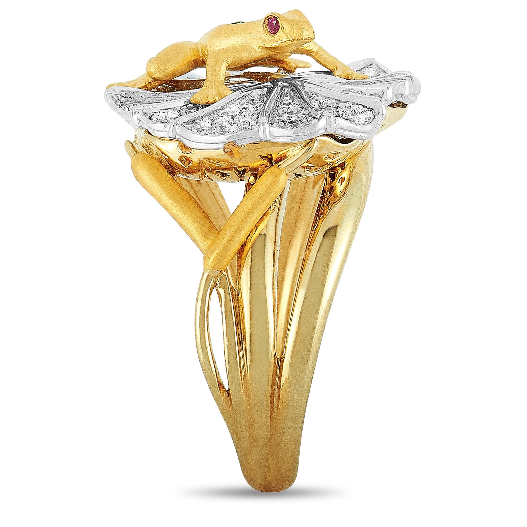 Carrera y Carrera Mi Musa Hechizo Mini 18K Yellow/White Gold Diamond ...