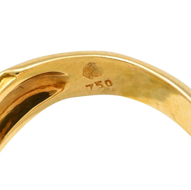 Carrera y Carrera Pearl 18 Karat Yellow Gold Vintage Cherub Ring For ...