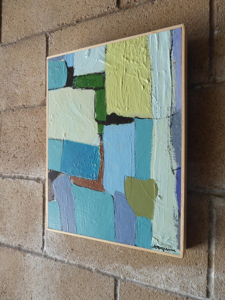 "Carrés et Couch de Couleur", an Original Painting by Kenneth Joaquin ...
