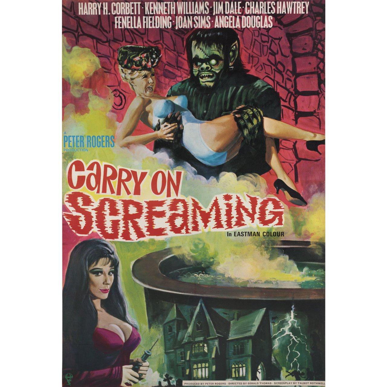 Carry on Screaming! 1966 British One Sheet Film Poster For Sale at 1stDibs