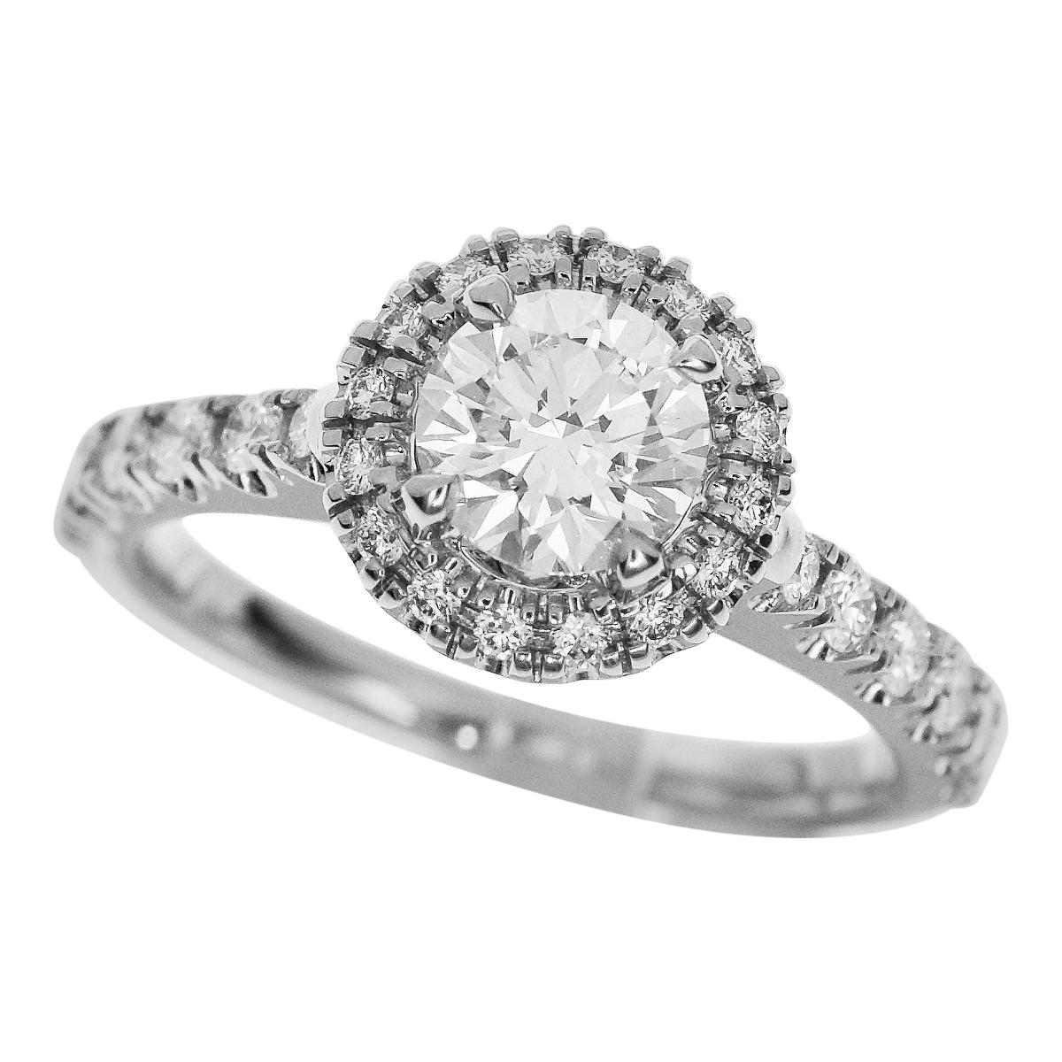Cartier 1895 Solitaire 0.51 Carat Diamond Platinum Ring For Sale at ...