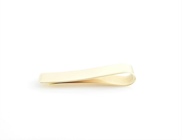 Cartier 14 Karat Yellow Gold Money Clip at 1stDibs