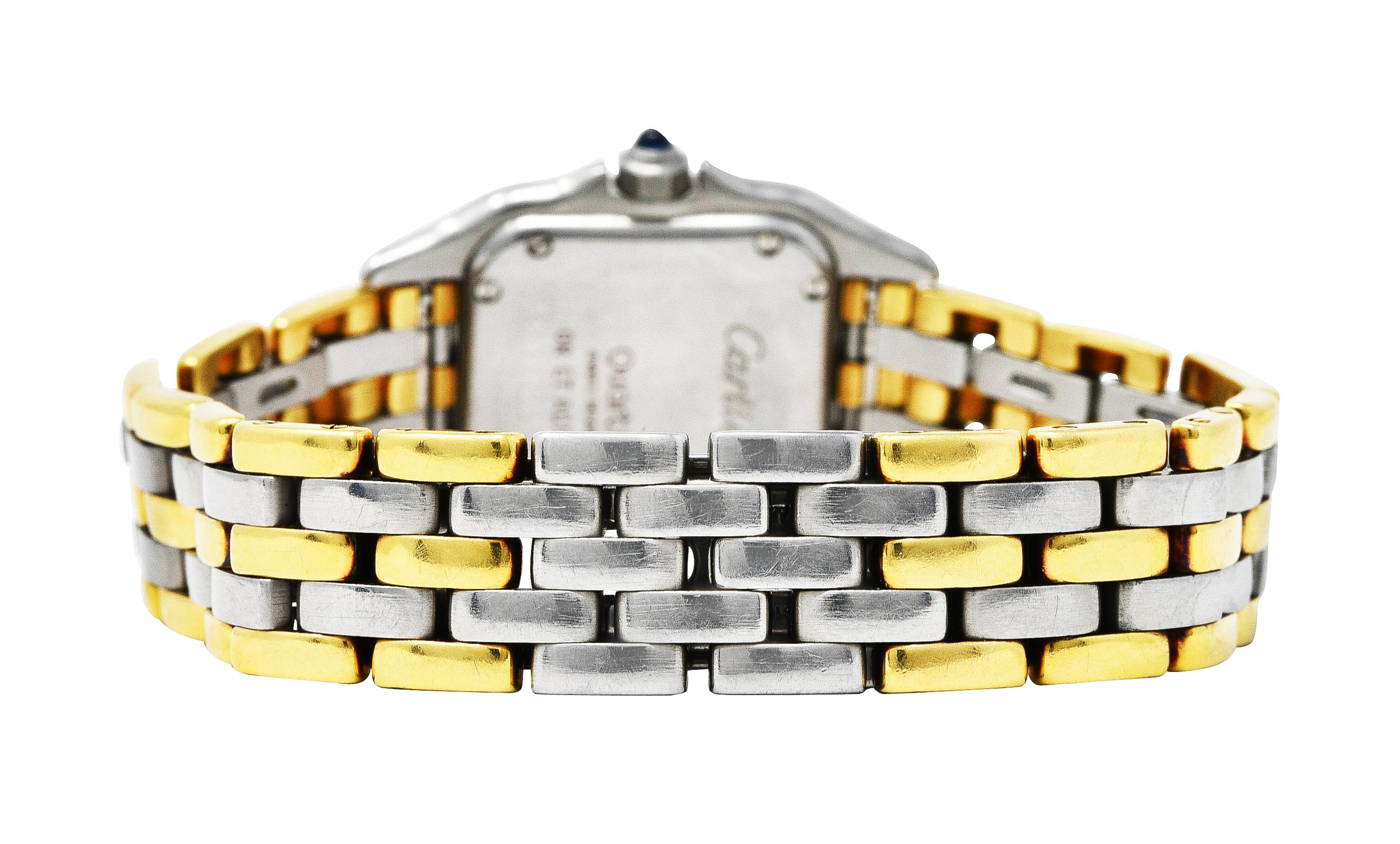 Cartier 18 Karat Gold Stainless Steel Panthere De Cartier Watch ...