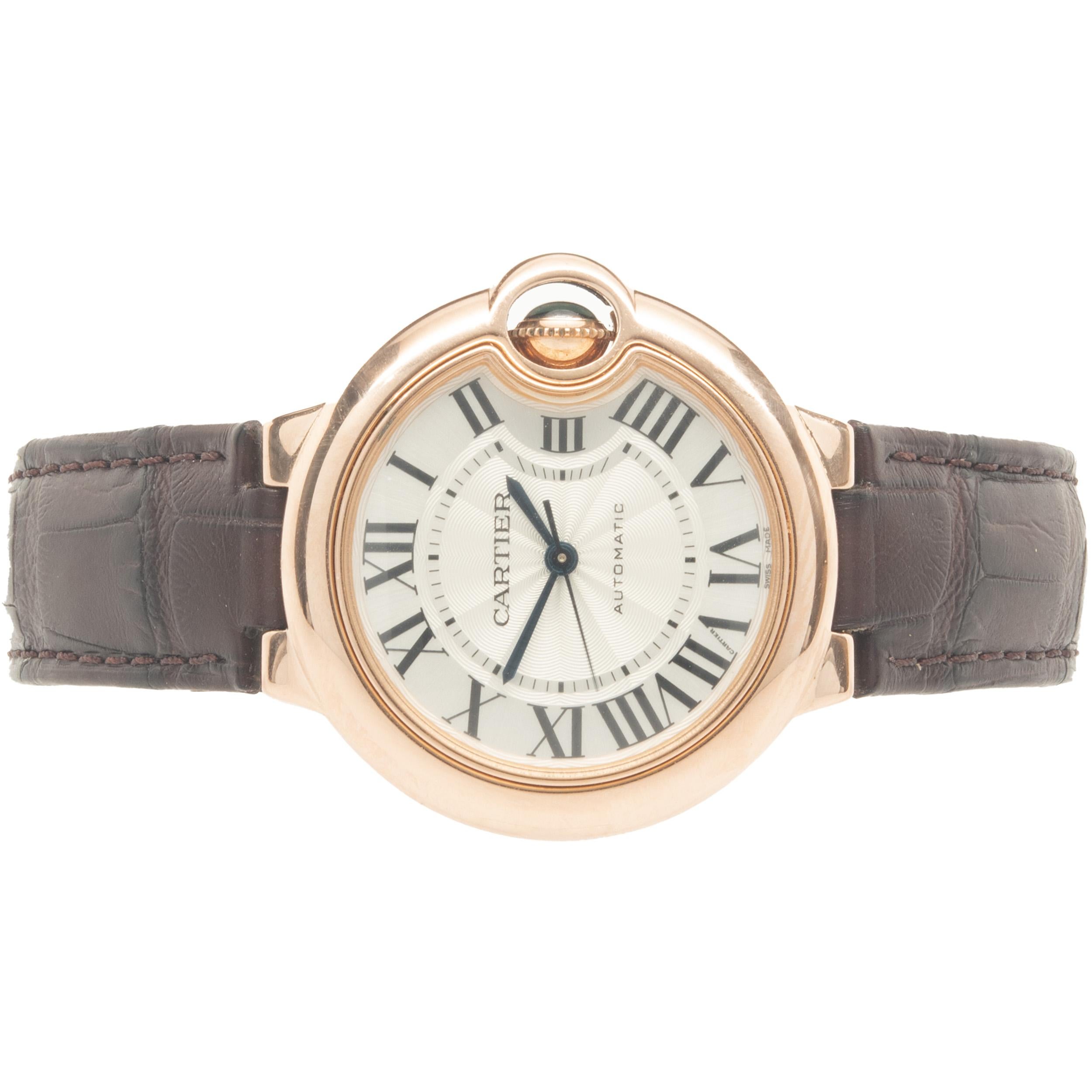 Cartier 18 Karat Rose Gold Ballon Bleu For Sale at 1stDibs