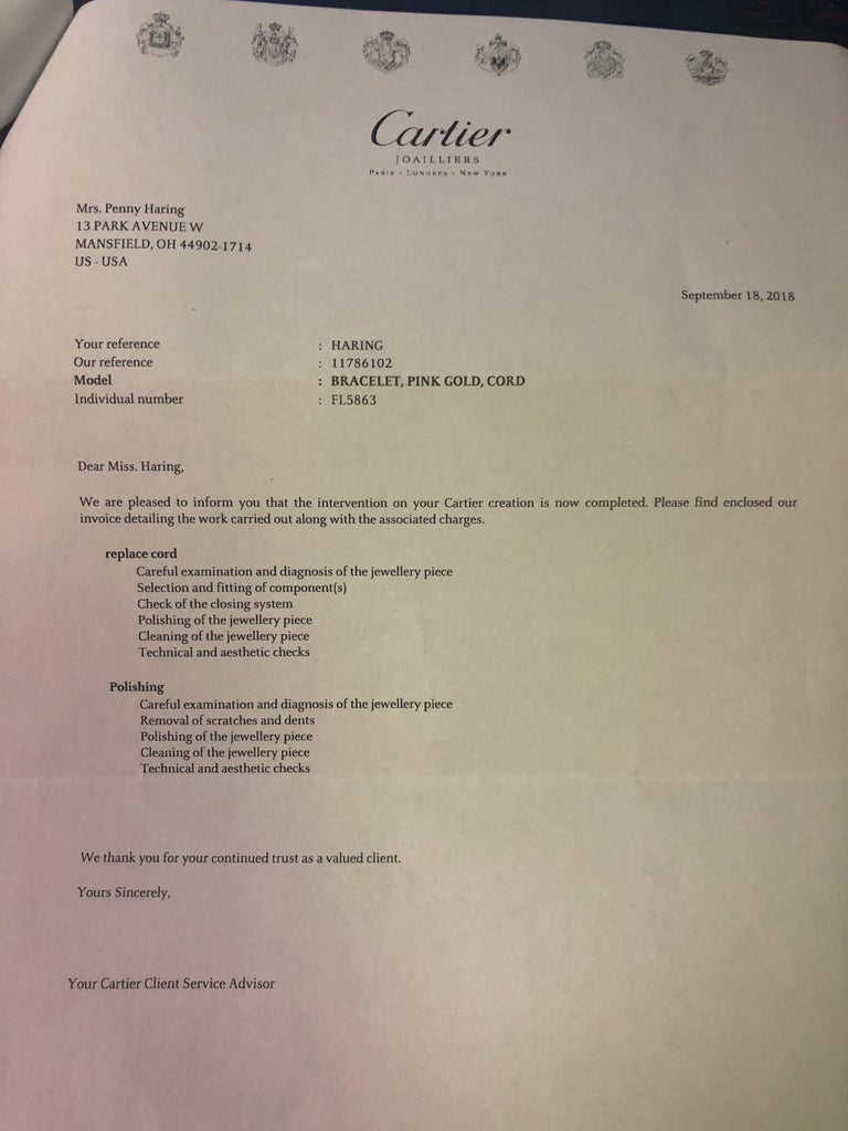 Cartier 18 Karat Rose Gold Charity Love Pendant Silk Chord Bracelet at ...