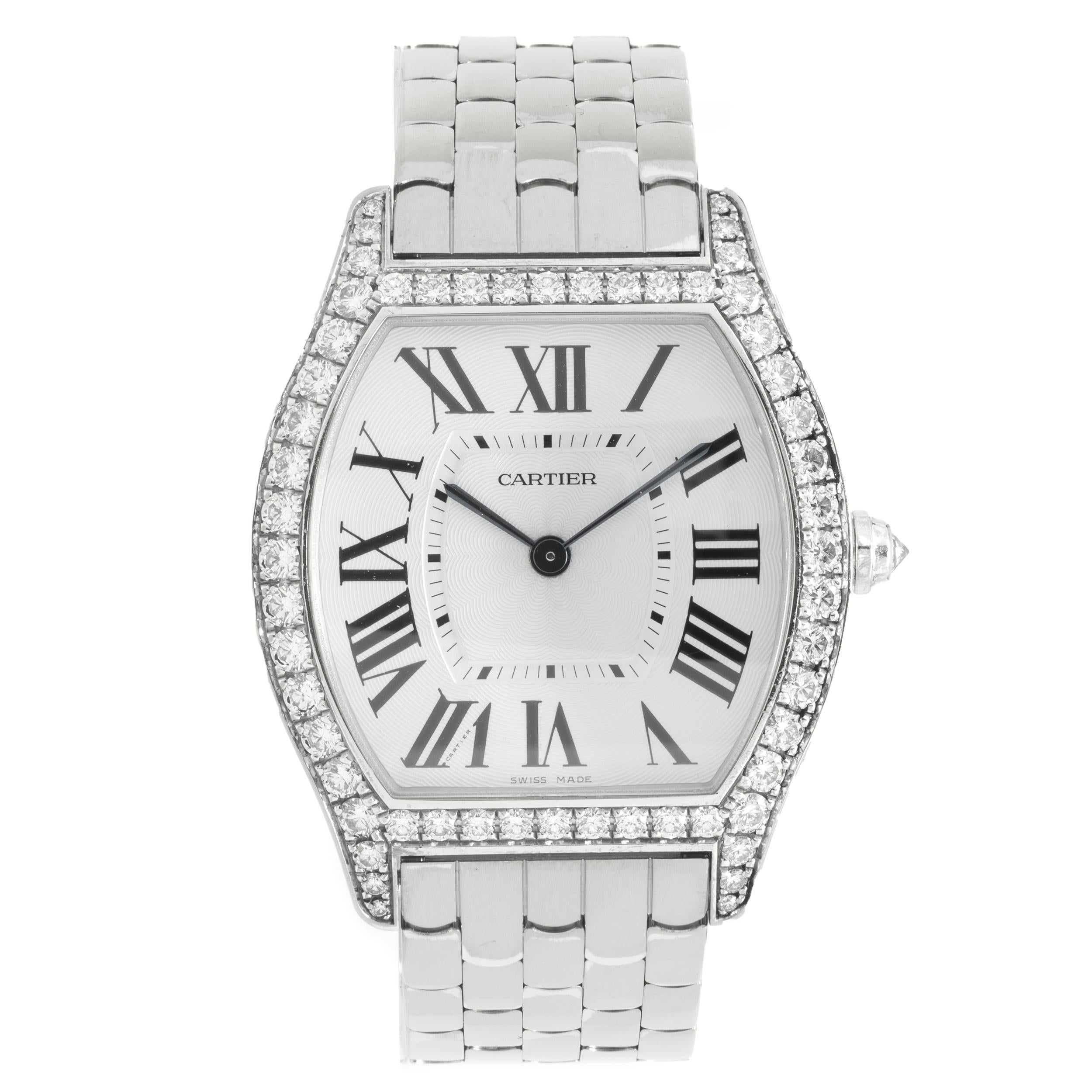 Cartier Tortue Ladies 18 Karat Yellow Gold Diamond Set, circa 2000s ...