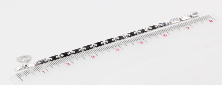Cartier 18 Karat White Gold Lock and Key Link Bracelet for Charms For ...