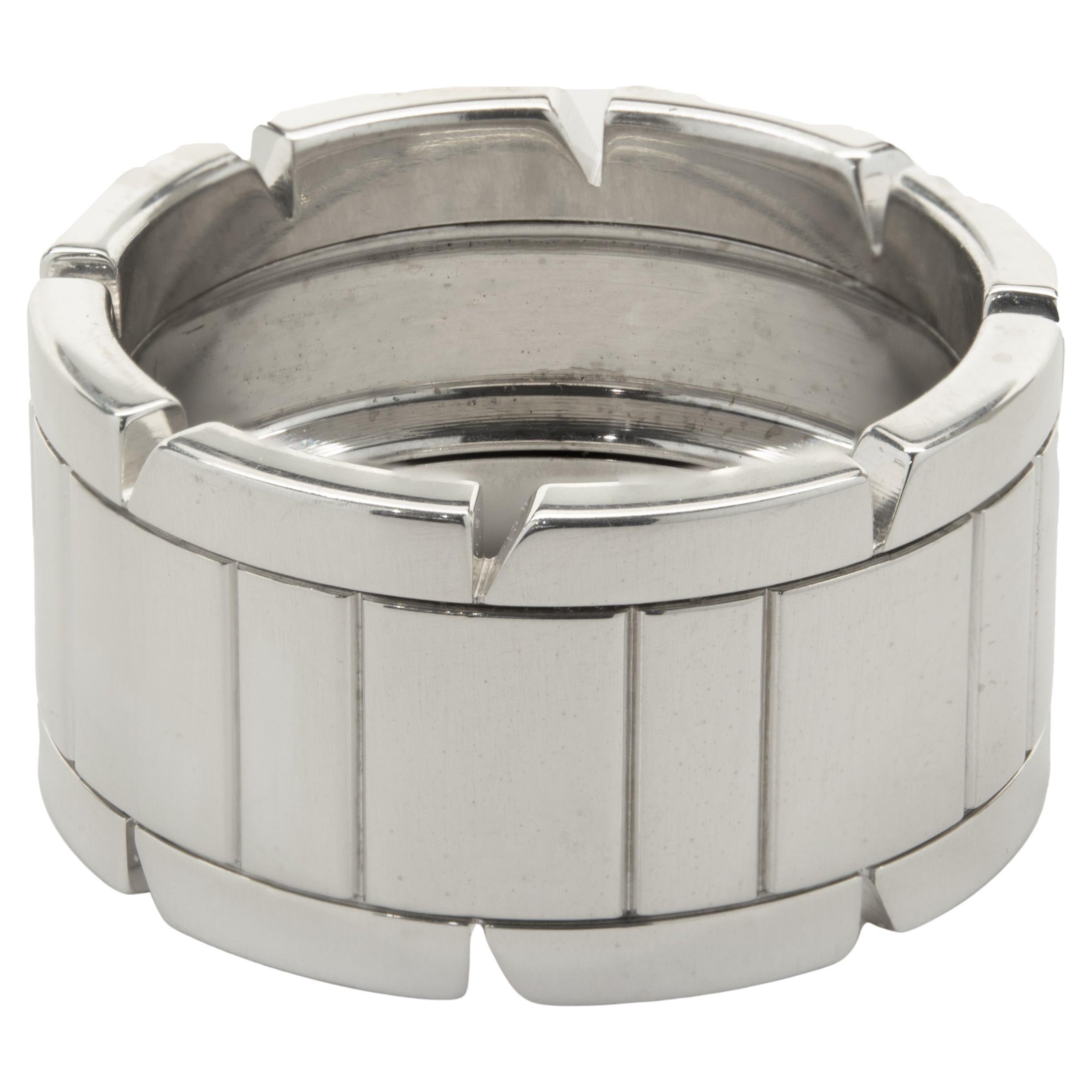 Cartier Tank Francaise Enamel White Gold Ring at 1stDibs | cartier tank ...