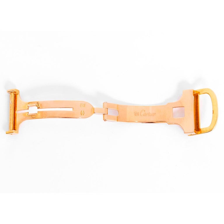 Cartier 18 Karat Yellow Gold Deployant Clasp or Buckle at 1stDibs