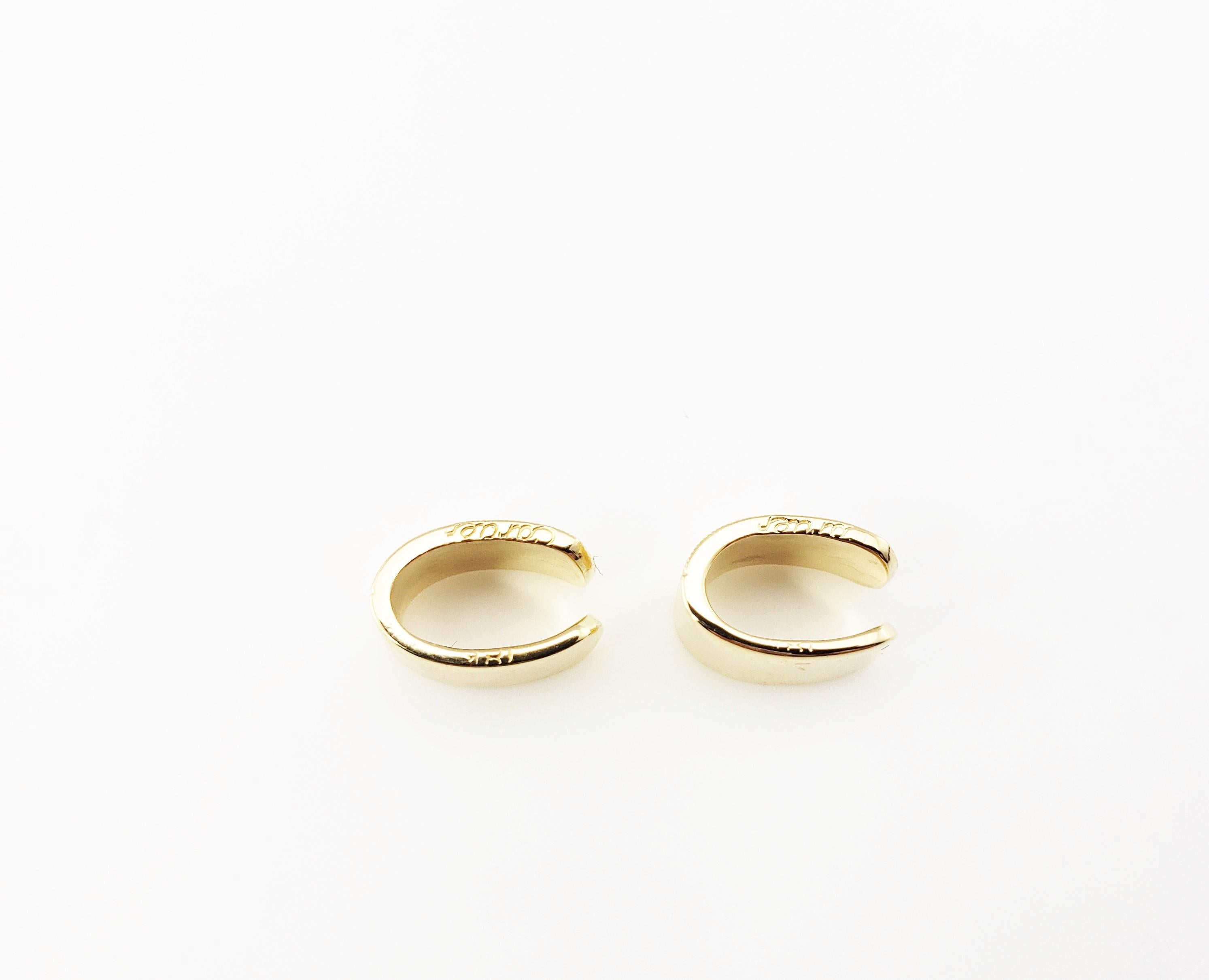 Cartier 18 Karat Yellow Gold Ear Cuffs at 1stDibs
