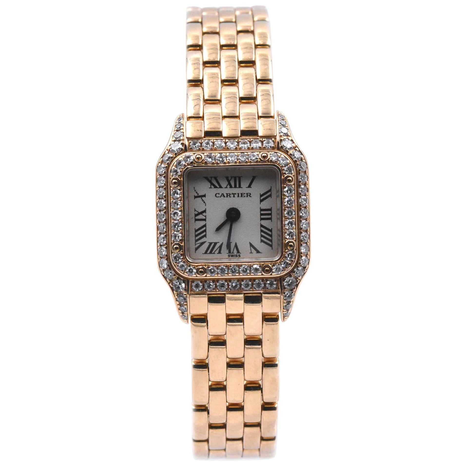 Cartier Panthere Diamond Mini - 4 For Sale on 1stDibs