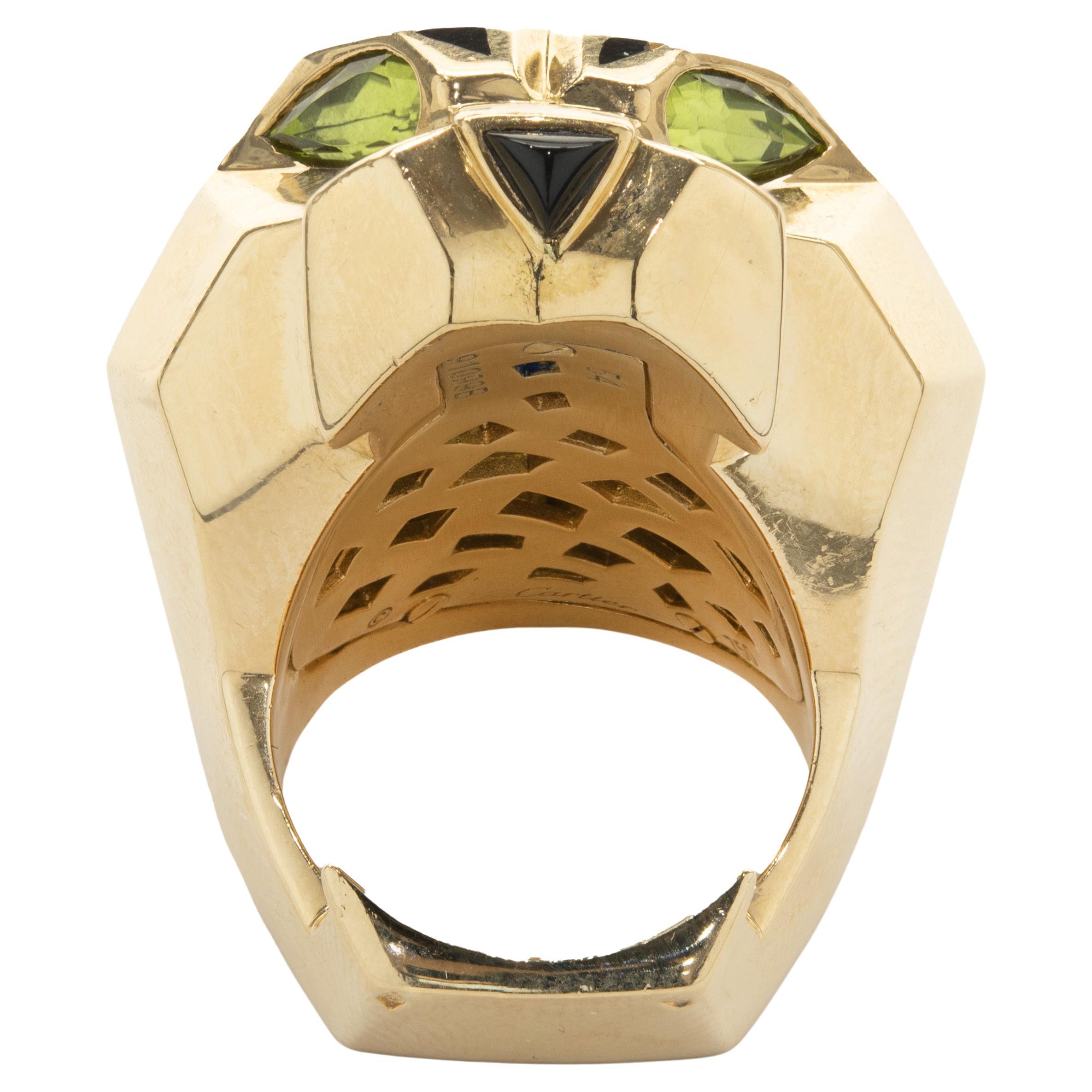 Cartier Panther Ring For Sale at 1stDibs | cartier panther head ring ...