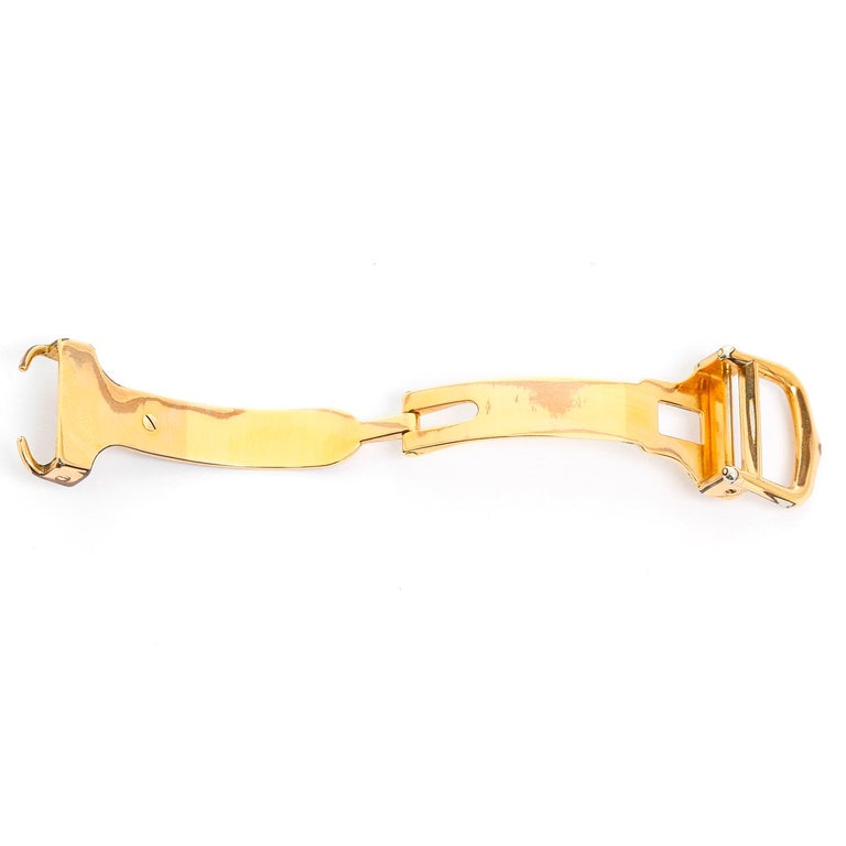Cartier 18 Karat Yellow Gold Plated Deployant Clasp/Buckle at 1stDibs