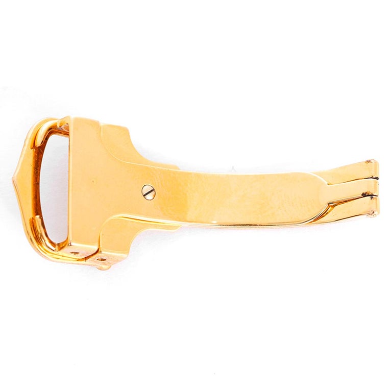Cartier 18 Karat Yellow Gold-Plated Deployant Clasp/Buckle at 1stDibs
