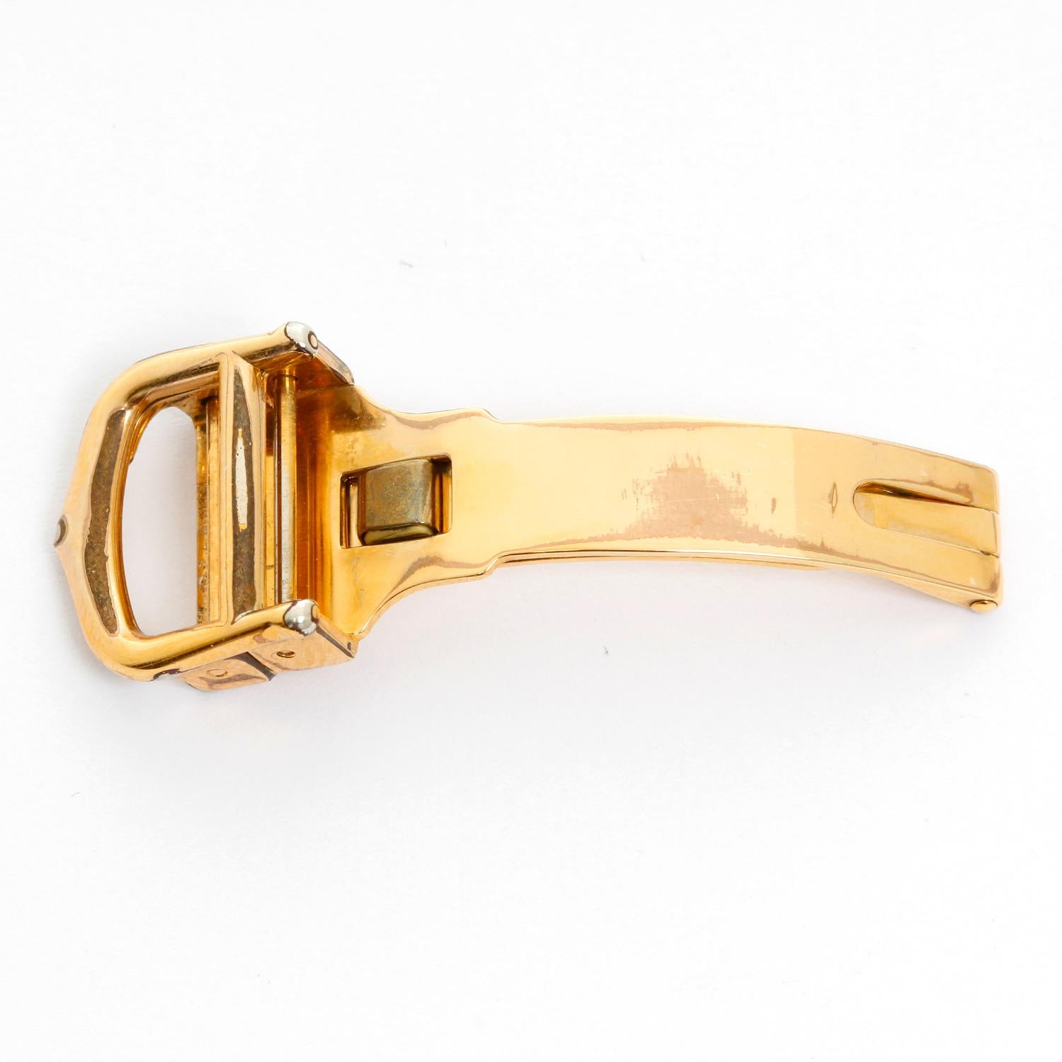 Cartier 18 Karat Yellow Gold Plated Deployant Clasp/Buckle at 1stDibs