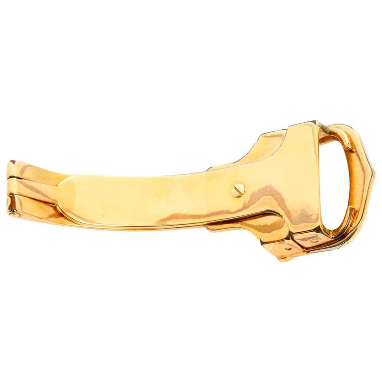 Cartier 18 Karat Yellow Gold Plated Deployant Clasp/Buckle at 1stDibs