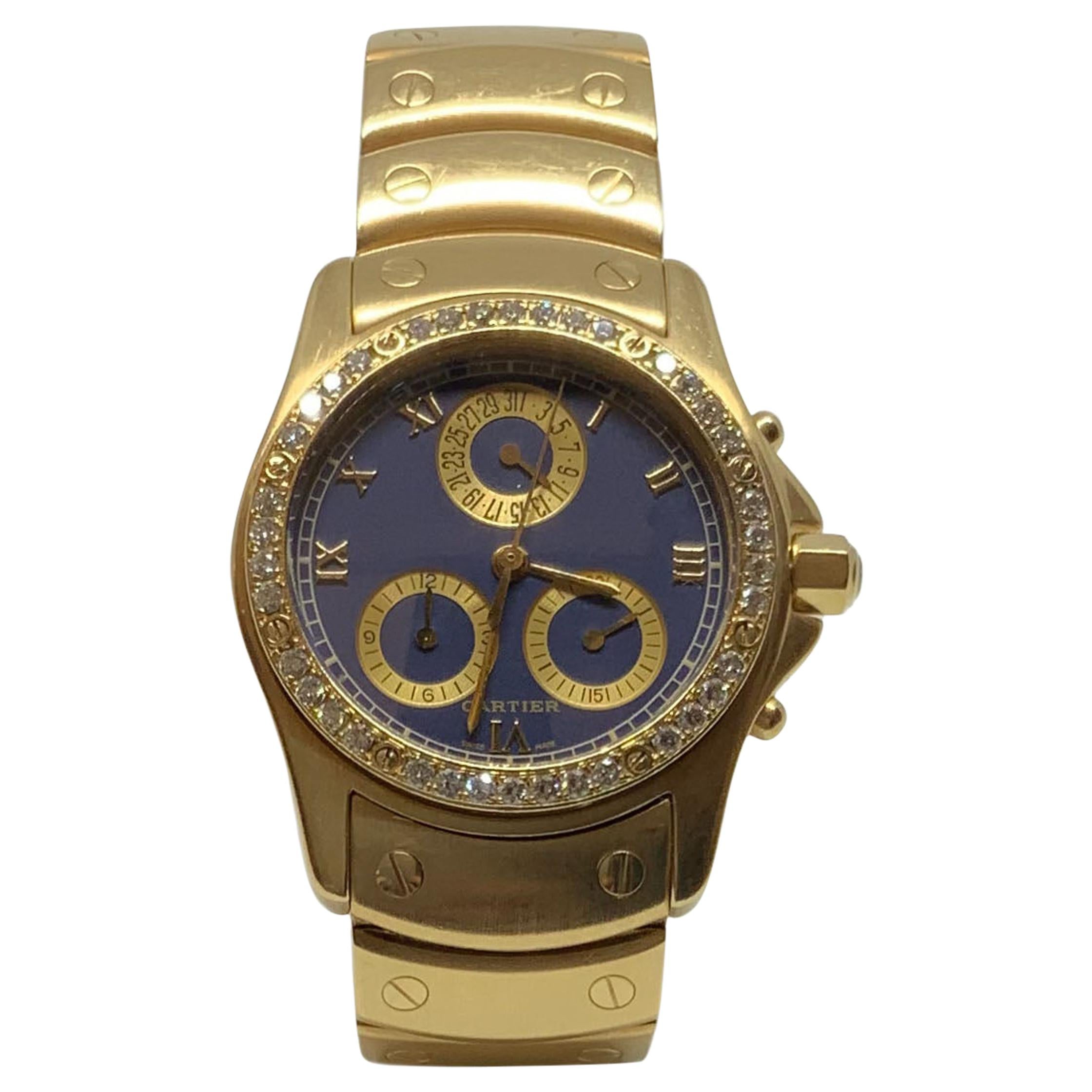 Cartier 18 Karat Yellow Gold Deployant Clasp or Buckle For Sale at ...