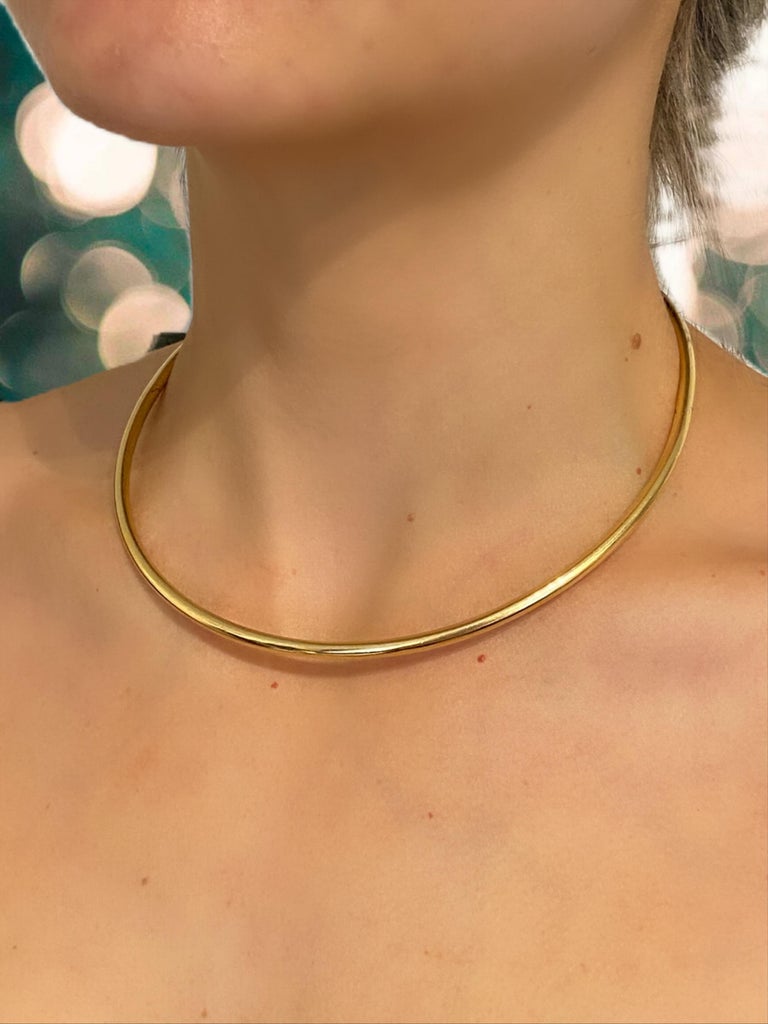 Cartier 18 Karat Yellow Gold Toucher de Bois Trinity Collar and Pendant ...