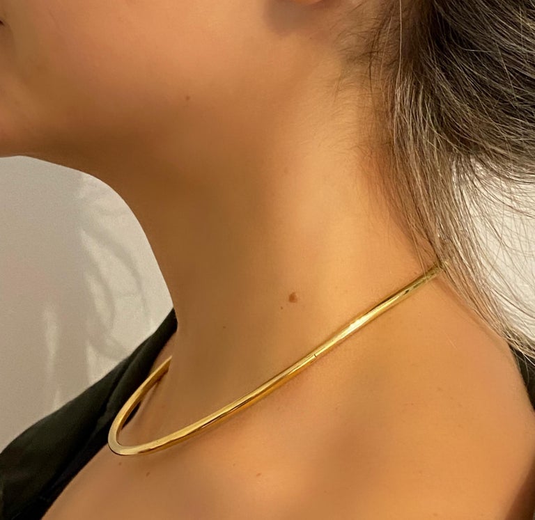 Cartier 18 Karat Yellow Gold Toucher de Bois Trinity Collar and Pendant ...